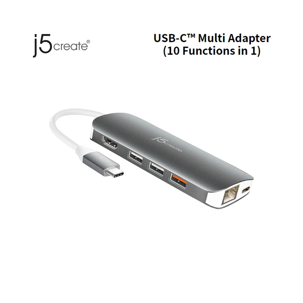 J5create JCD384 USB-C™ Multi Adapter (10 Functions in 1) - MSL Digital ... J5create JCD384 USB-C™ Multi Adapter (10 Functions in 1) - MSL Digital ...