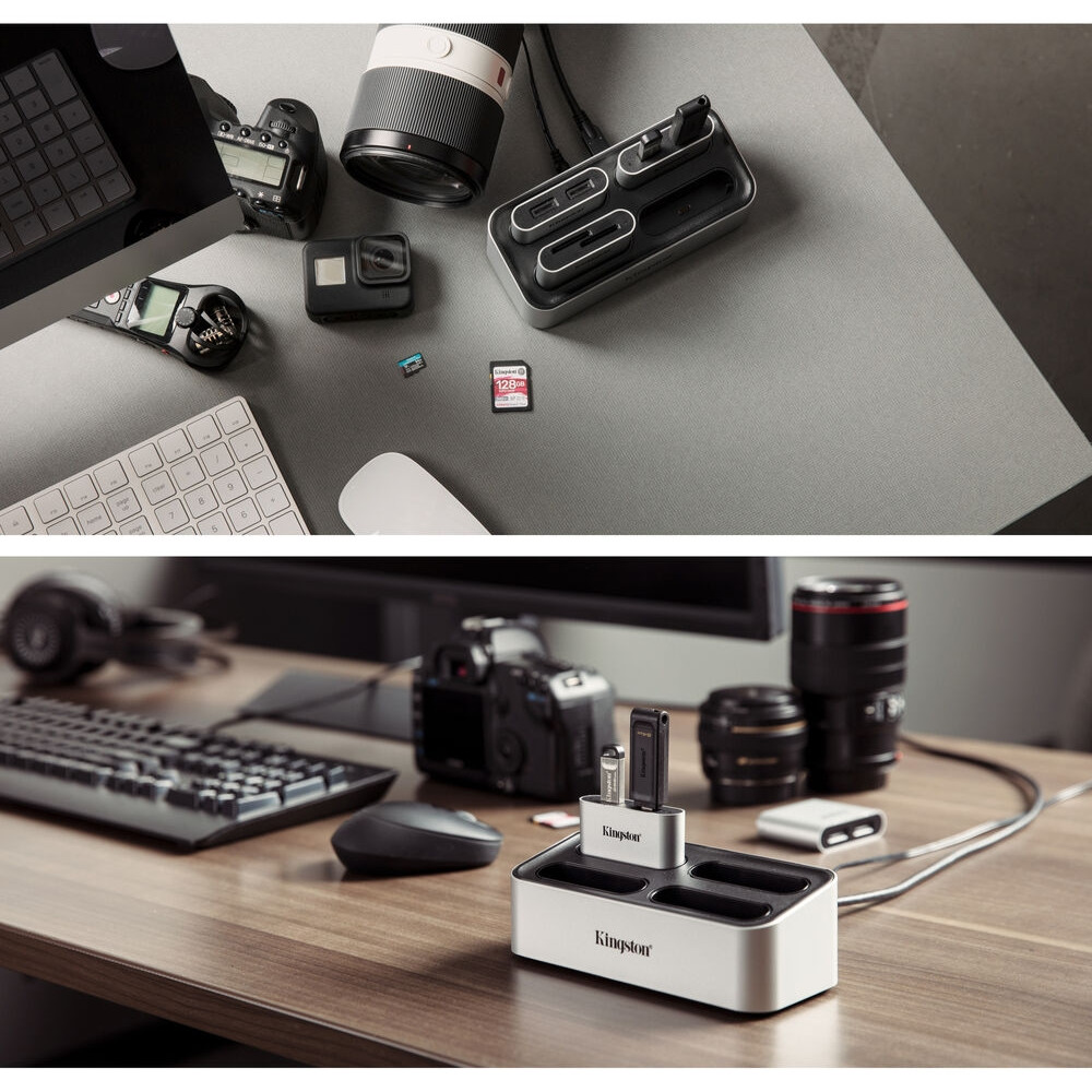 Kingston Workflow Station USB 3.2 Gen 2 Dock with USB Mini Hub - MSL ...