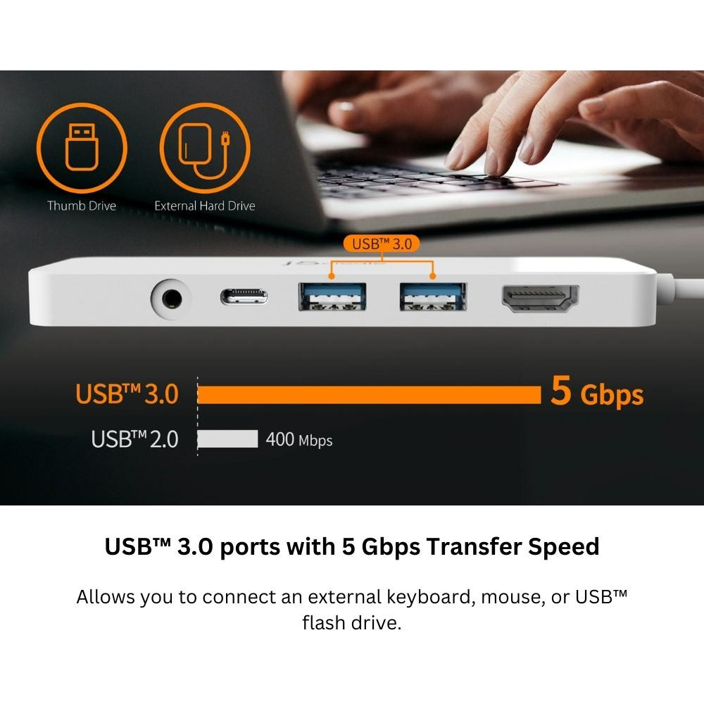 J5create JCD373E USB-C® Multi-Port Hub with Power Delivery | Eco ...