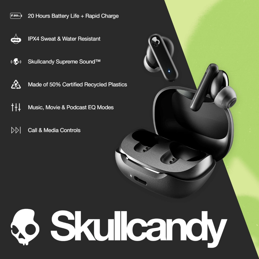 Skullcandy Smokin' Buds True Wireless Earbuds | Skullcandy Supreme ...
