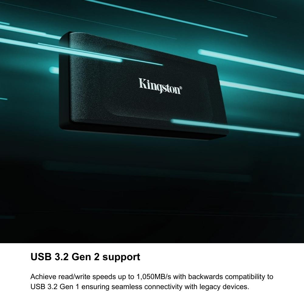 Kingston XS1000 external solid state drive (SSD) | USB 3.2 Gen 2 ...