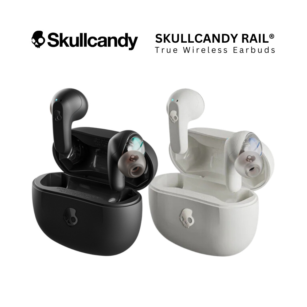 Skullcandy Rail True Wireless Earbuds | Skull-iQ Smart Feature ...