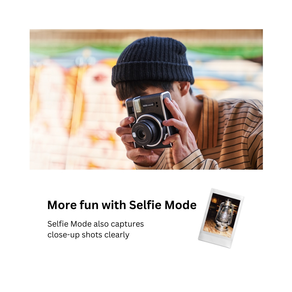 Fujifilm Instax Mini 40 Classic Vintage Retro Kit Instant Camera - MSL ...