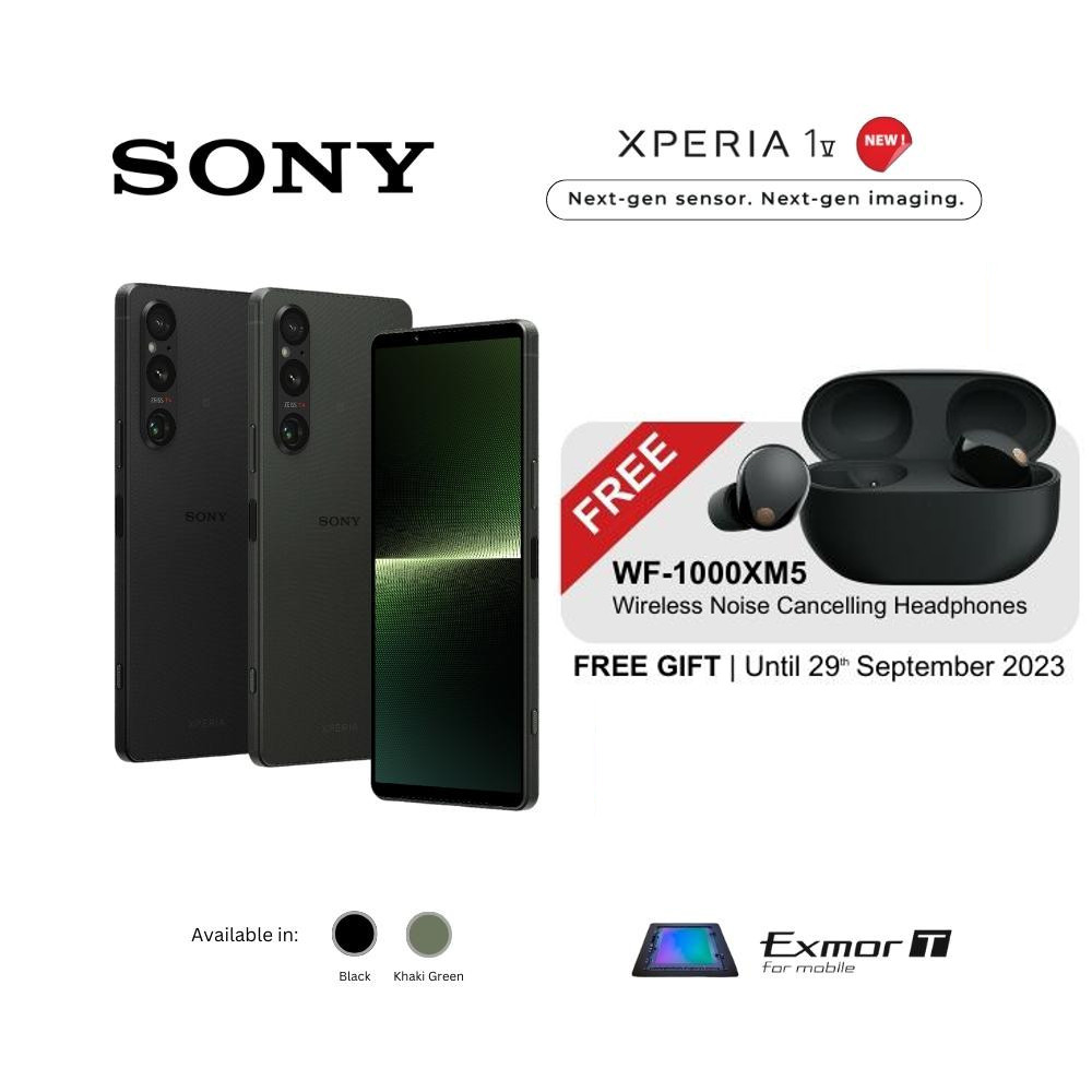 Sony Xperia 1 V New Exmor T for mobile sensor and 4K HDR OLED display [FREE WF-1000XM5] - MSL ...