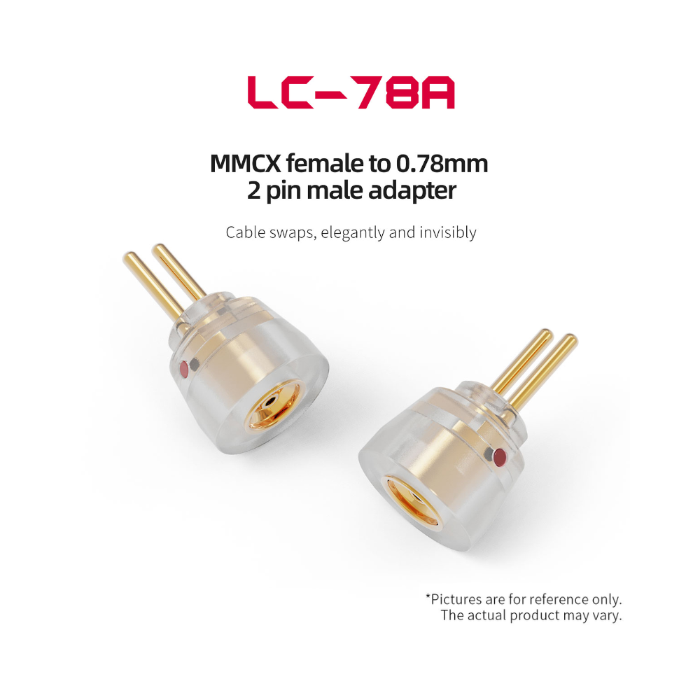 FiiO LC-78A MMCX Female to 0.78mm 2 Pin Male Adapter - MSL Digital ...