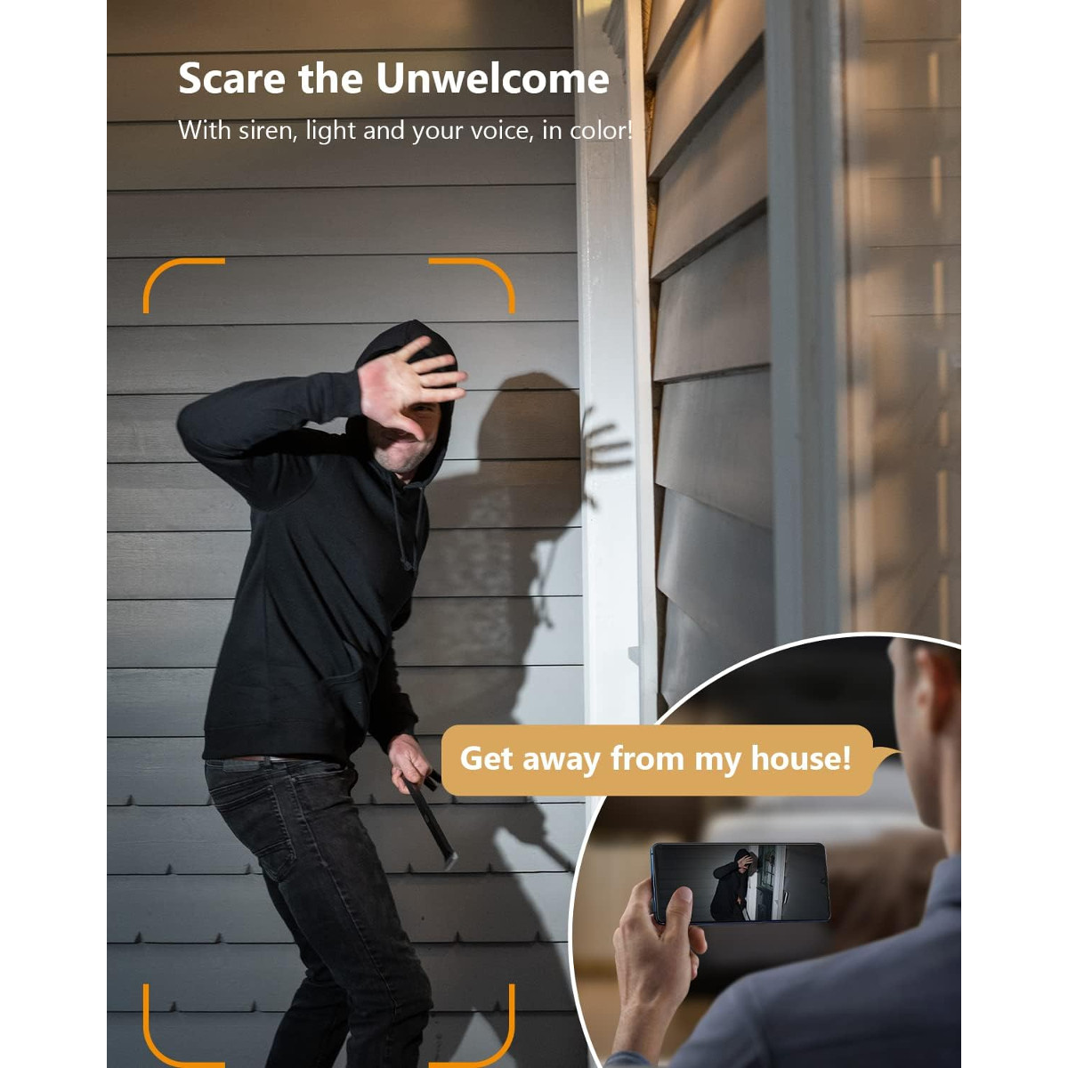 IMOU Versa Security Camera Outdoor Indoor | 1080P 2.4Ghz Wi-Fi Camera ...