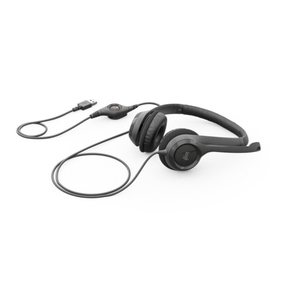 Logitech USB Headset H390 | Noise-Cancelling Microphone | In-Line ...