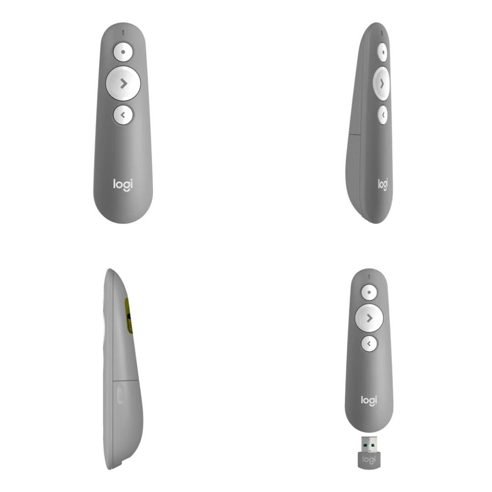 Logitech R500s Presenter Wireless Laser Presentation Remote | Ergonomic ...