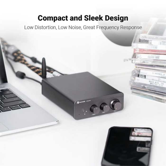 Fosi Audio BT20A PRO 300W X2 TPA3255 2 Channel Bluetooth 5.0 Power Amplifier (48V) - MSL Digital ...