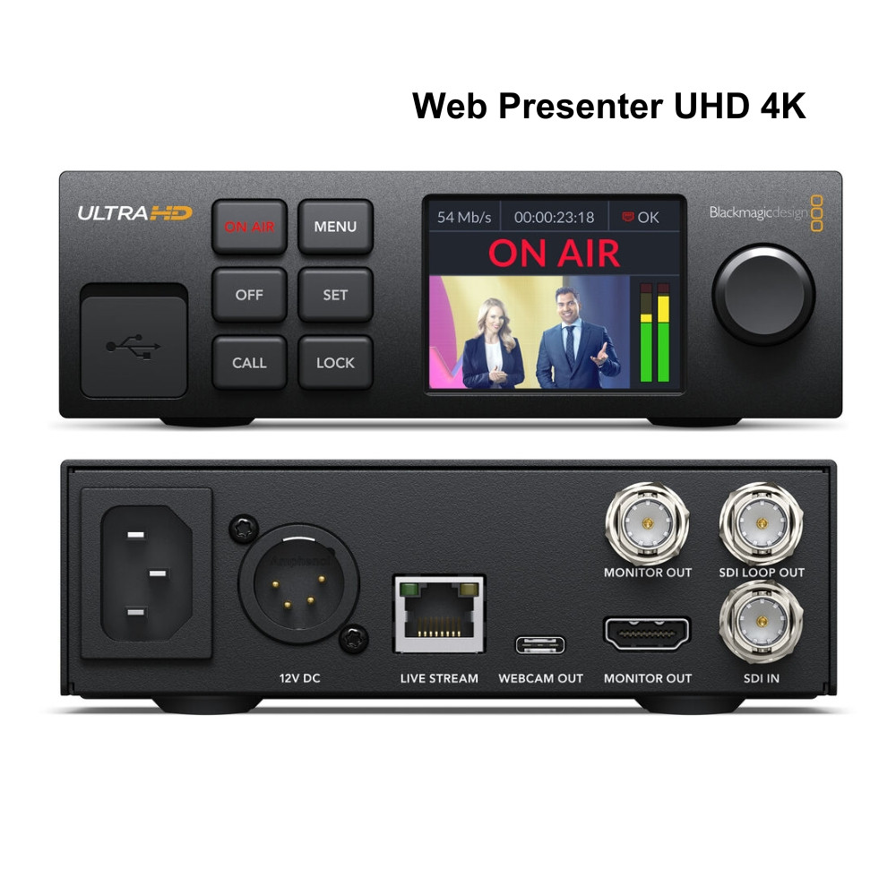Blackmagic Design Web Presenter HD/UHD 4K | Mac, Win, Linux & Chromebook Compatible - MSL ...