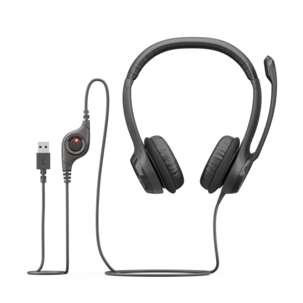 Logitech USB Headset H390 | Noise-Cancelling Microphone | In-Line ...