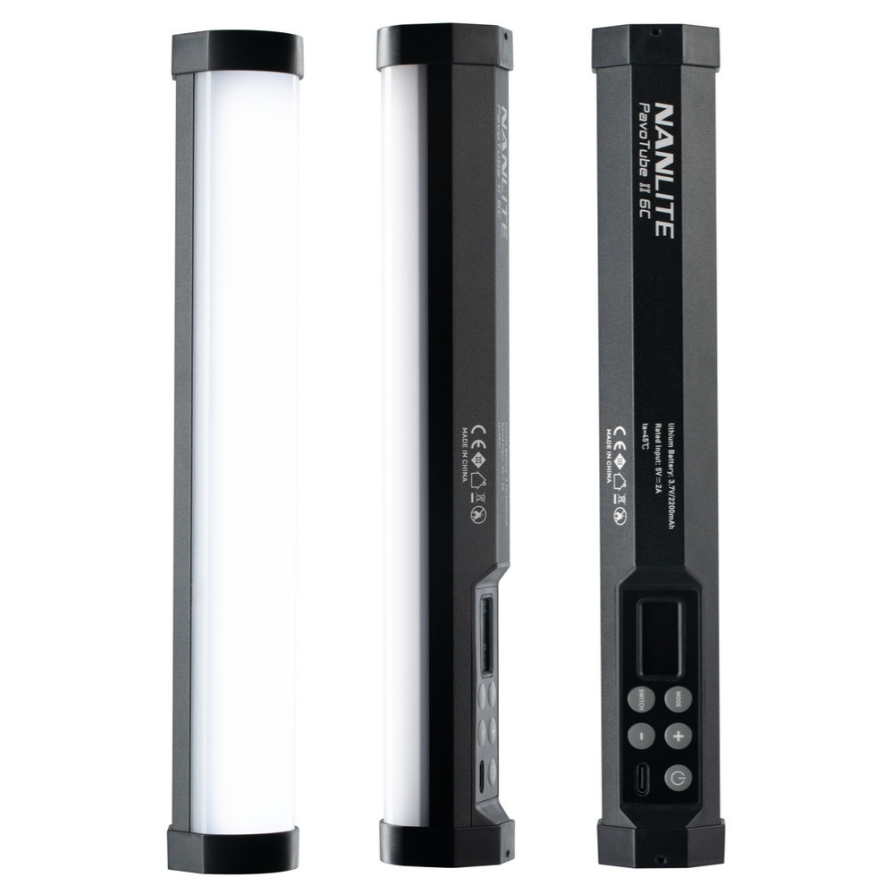 Nanlite PavoTube II 6C RGB LED Tube Light (10") | 2700-7500K CCT; RGB ...