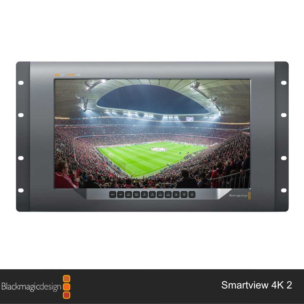 Blackmagic Design SmartView 4K 2 15.6" DCI 4K Broadcast Monitor (6 RU ...