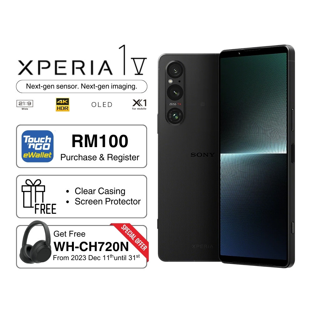 [TNG promo] Sony Xperia 1 V New Exmor T for mobile sensor and 4K HDR OLED display [FREE WH ...