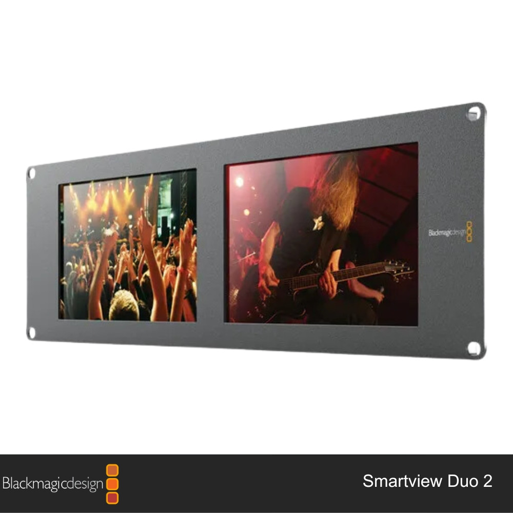 Blackmagic Design SmartView Duo 2 Rackmountable Dual 8" LCD Monitors ...
