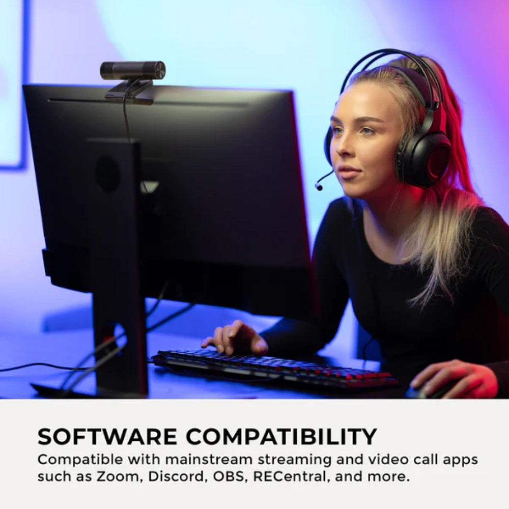 AVerMedia PW315 1080p60 Wide-Angle Webcam | Perfect For Live Streaming ...