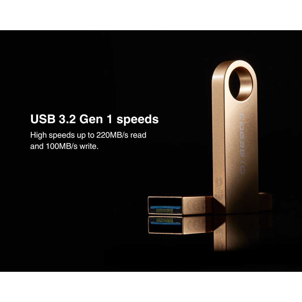 Kingston DataTraveler SE9 G3 USB Flash Drive [64GB/128GB/256GB/512GB ...