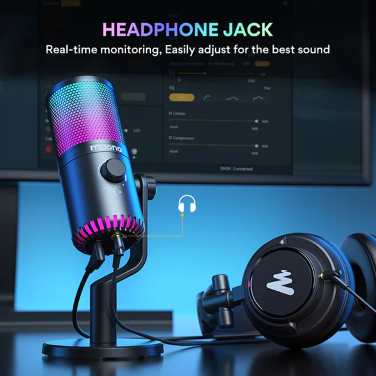 Maono DM30RGB USB Gaming Microphone - MSL Digital Online Store